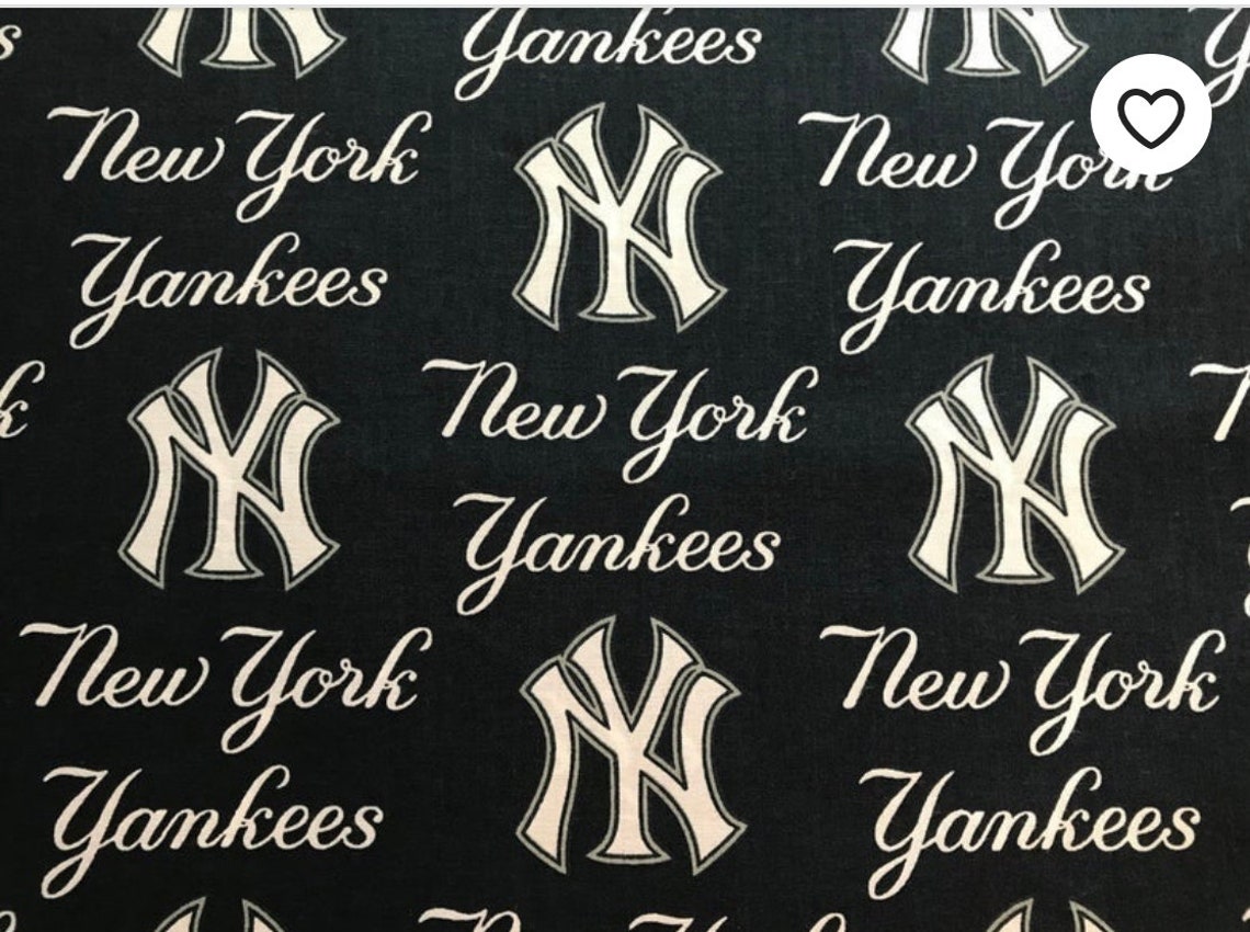 MLB New York Yankees 100% Cotton Pre Cut Fabric 59 Wide - Etsy