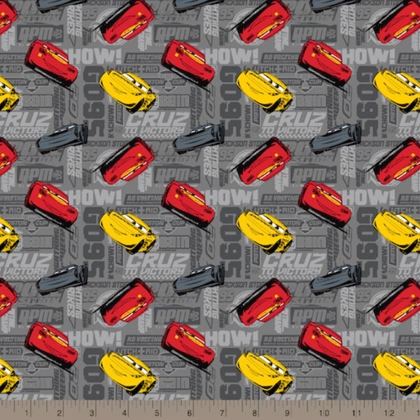 Cars Pixar Fabric - Etsy