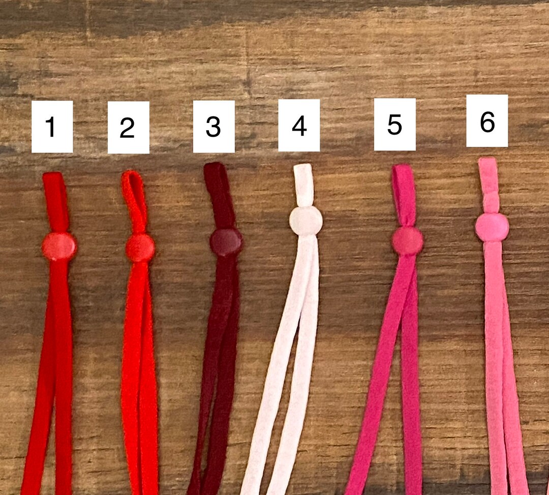 Adjustable Elastic Ear Loops for Face Masks. Precut Ear Loop Elastic ...