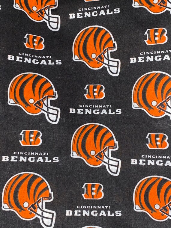 NFL Cincinnati Bengals Cotton Pre Cut Fabric - Etsy