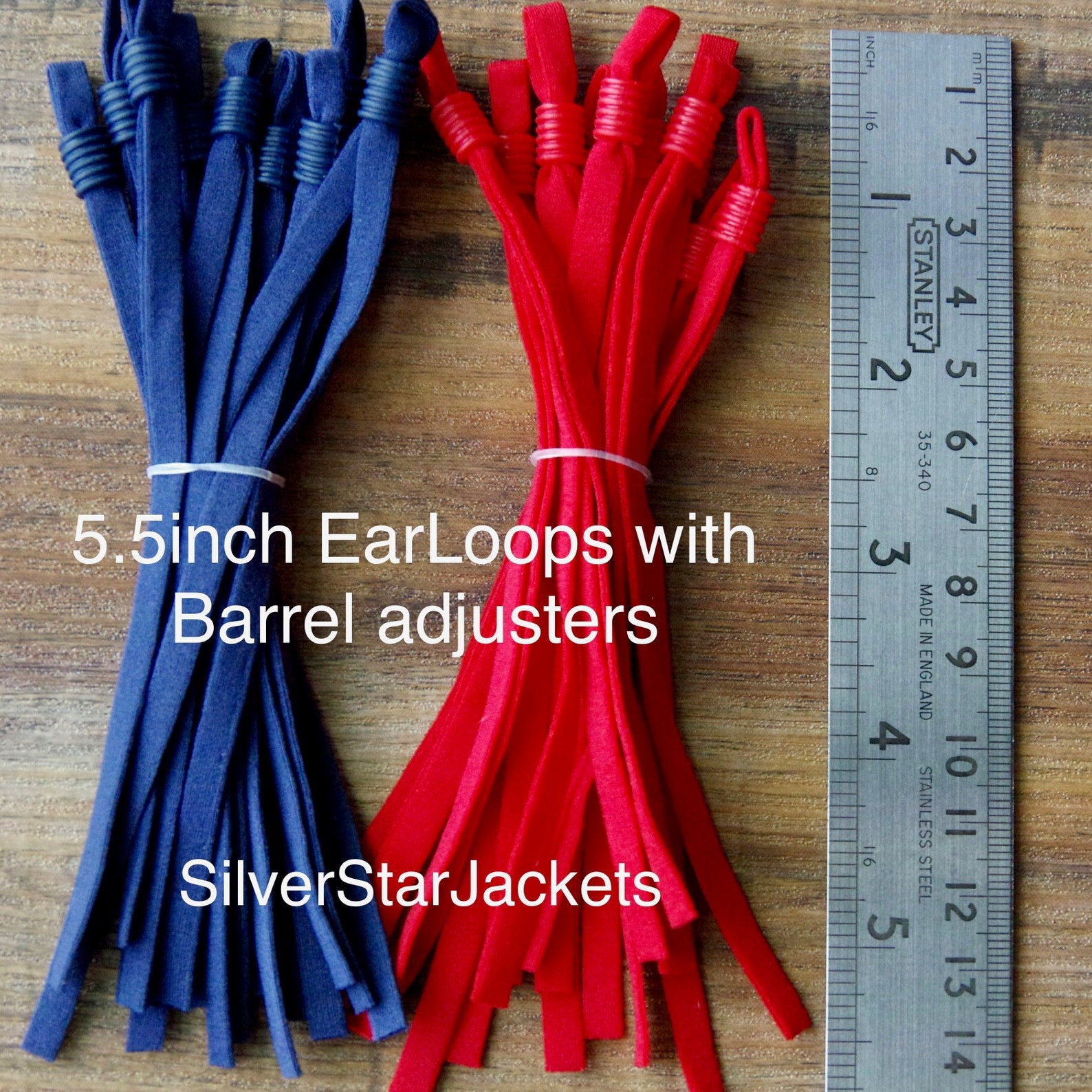 Adjustable Spandex Elastic Ear Loops EXTRA LONG 11 Inches in - Etsy