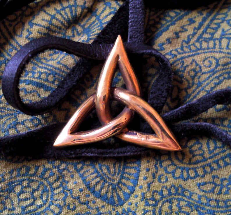 Celtic Knot Solid Cast Yellow or White Bronze or Sterling Silver ...