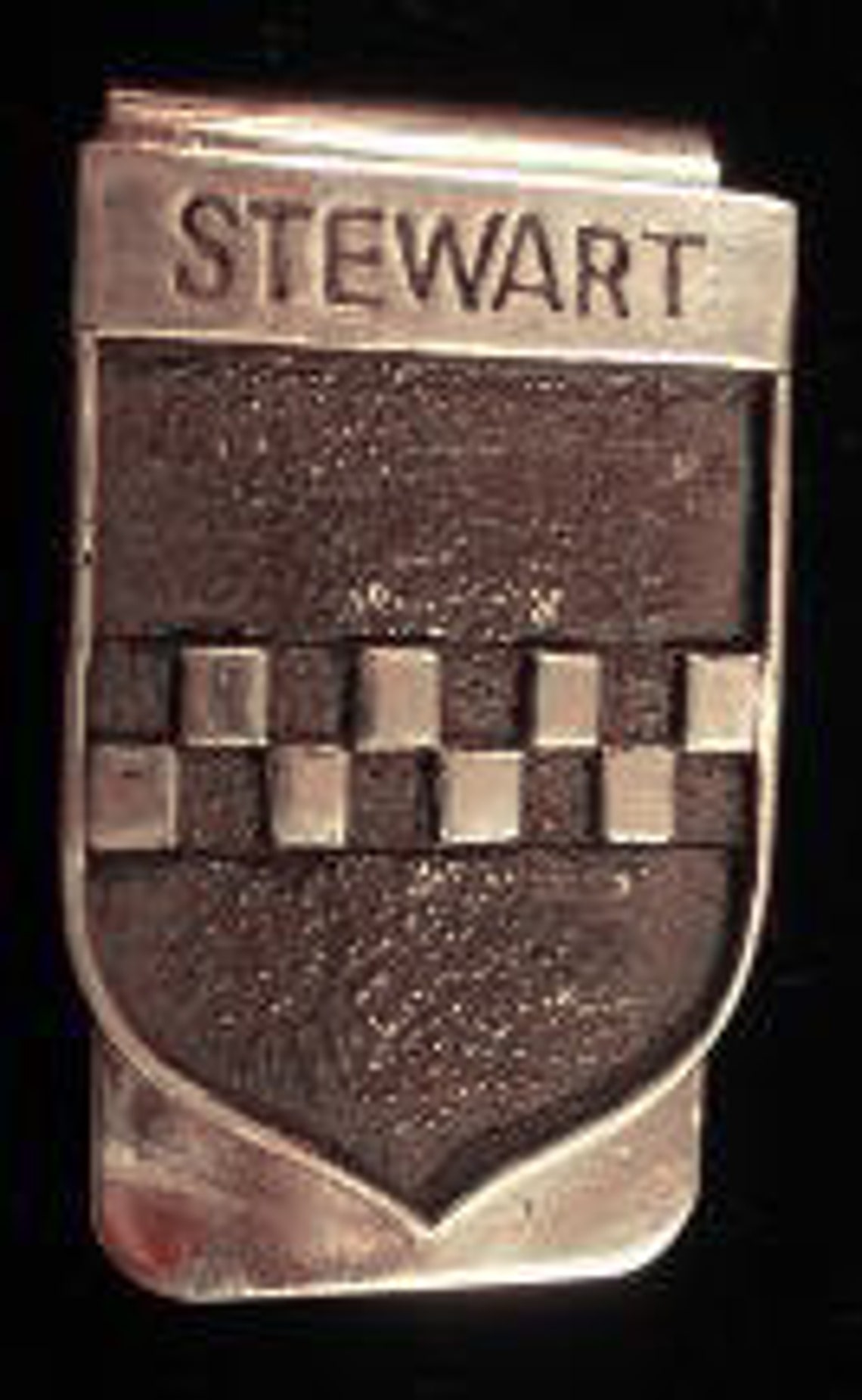 Custom Surname Coat of Arms Sterling Silver Money Clip Made - Etsy