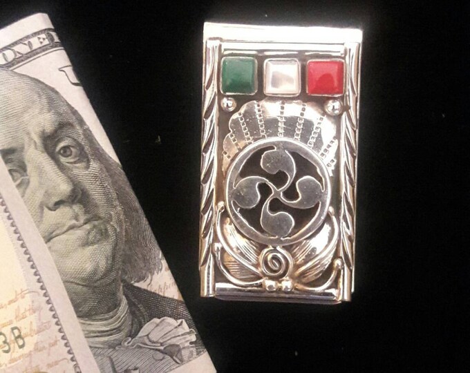 BASQUE PROSPERITY Sterling Silver Money Clip - Etsy