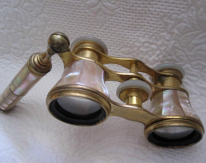 Paris Opera Glasses Antique Mother of Pearl Lorgnette - Etsy