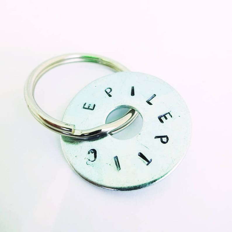 Epilepsy Warning, Medical Alert Key Ring, Medical Jewelry, Sos, ICE ...