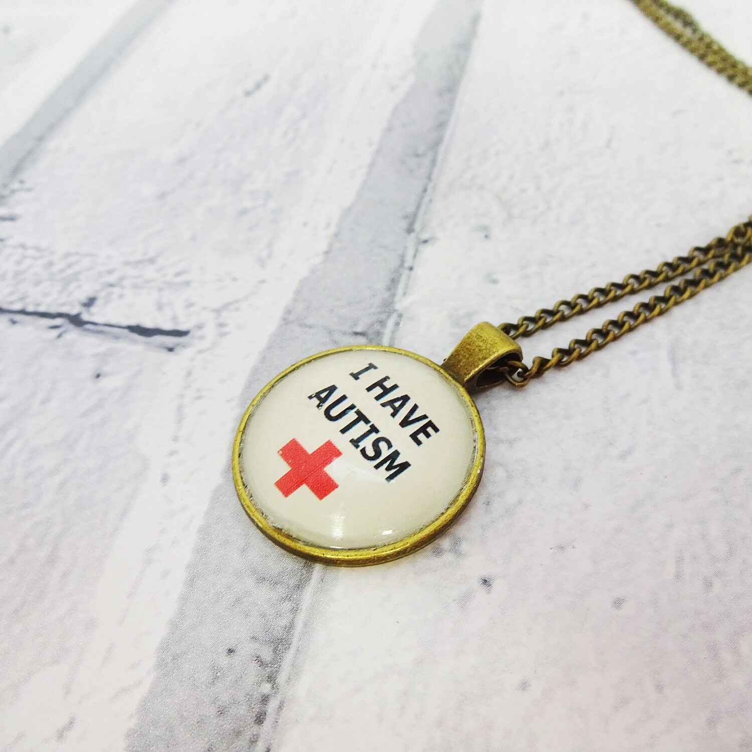 I have Autism necklace autism jewelry autism awareness | Etsy