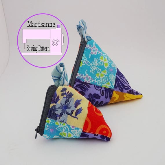 Pyramid Pouch Coin Purse PDF Sewing Pattern Sewing Tutorial | Etsy