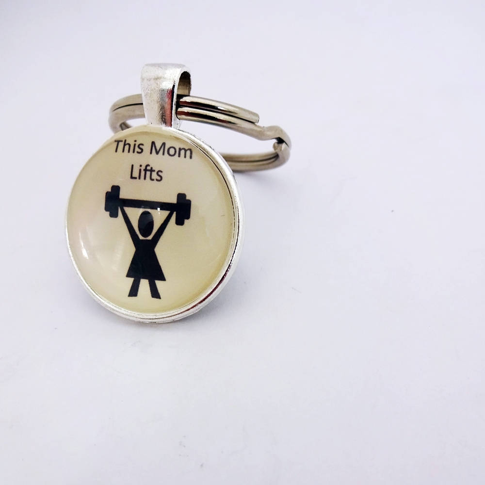 Fitness Mom Keyring Mum Keychain Fitness Key Fob Gym Bag - Etsy
