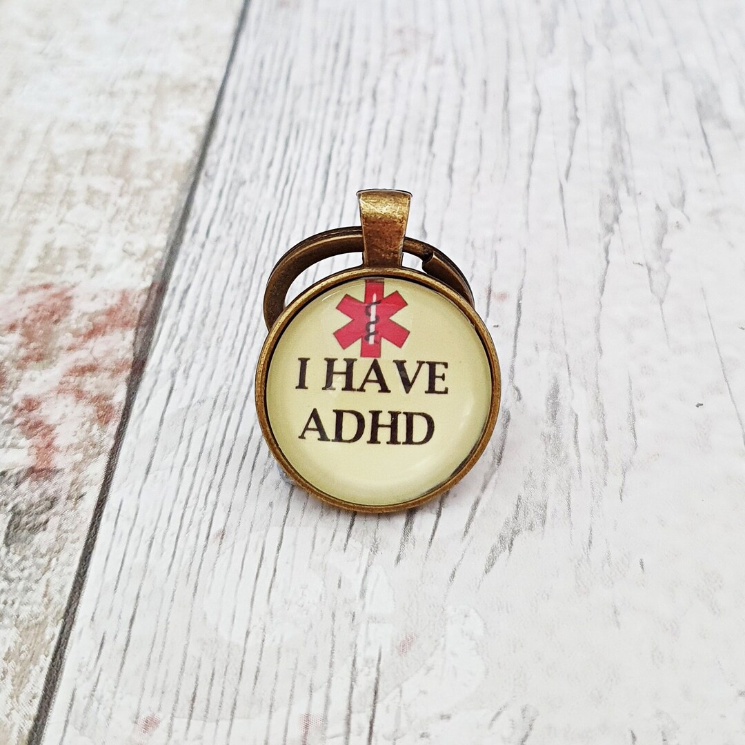 I Have ADHD Keychain, ADHD Awareness, Neurodivergent, Neurodiversity ...