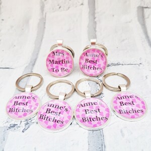 Custom Hen Party Favours, Hen Party Gift, Bride to Be Keychain, Keyring ...