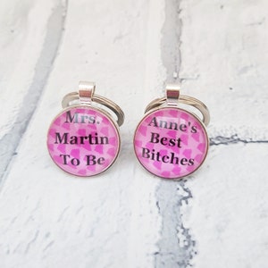 Custom Hen Party Favours, Hen Party Gift, Bride to Be Keychain, Keyring ...