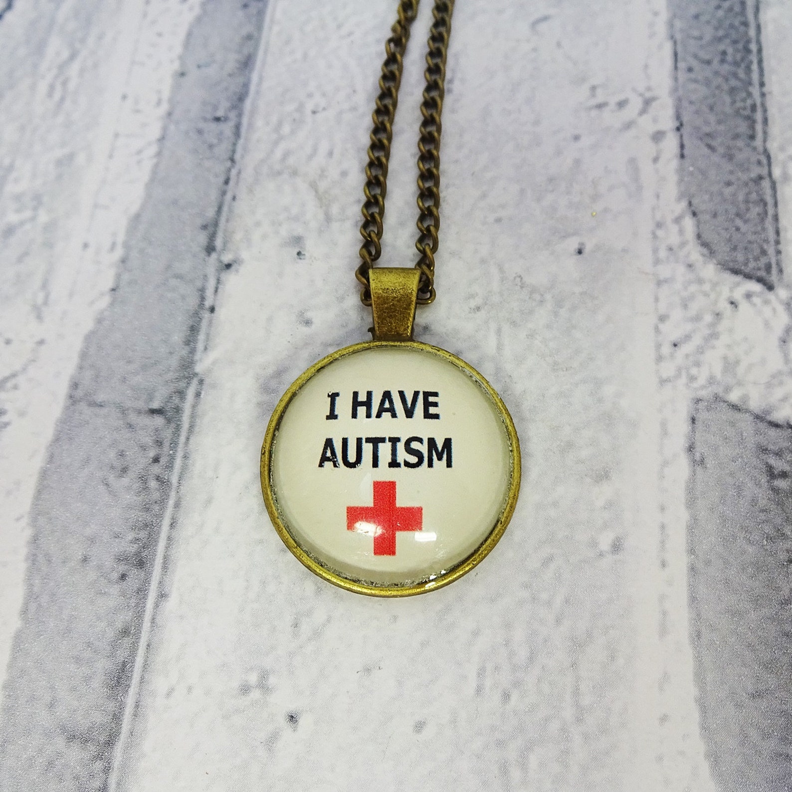 I have Autism necklace autism jewelry autism awareness | Etsy
