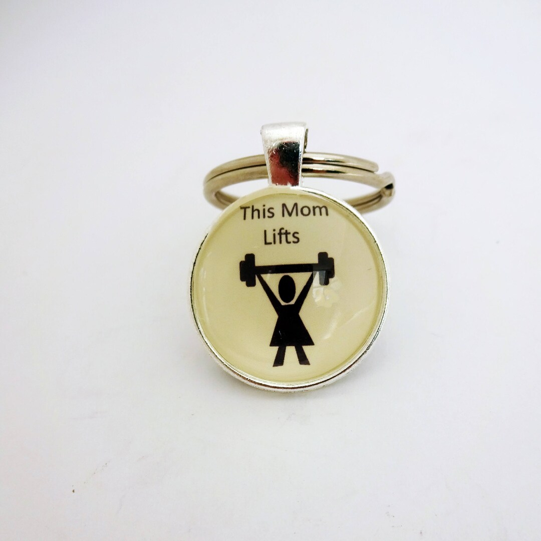 Fitness Mom Keyring Mum Keychain Fitness Key Fob Gym Bag - Etsy
