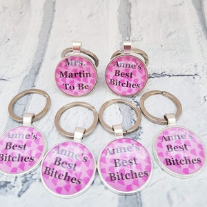 Custom Hen Party Favours, Hen Party Gift, Bride to Be Keychain, Keyring ...