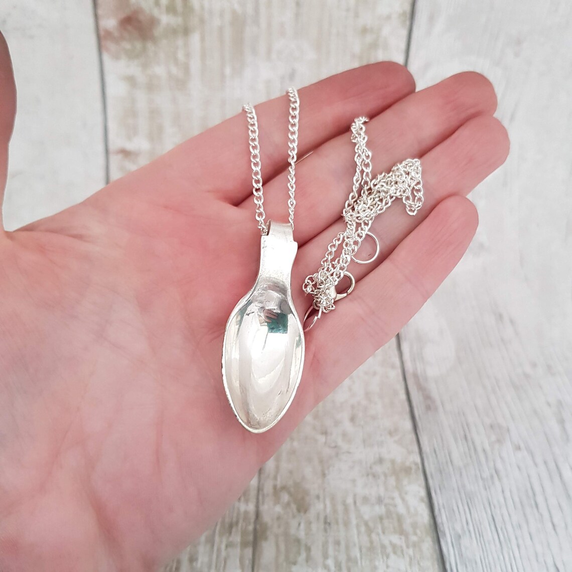 Spoonie Necklace Silver Spoon Pendant Spoon Theory Gift - Etsy UK