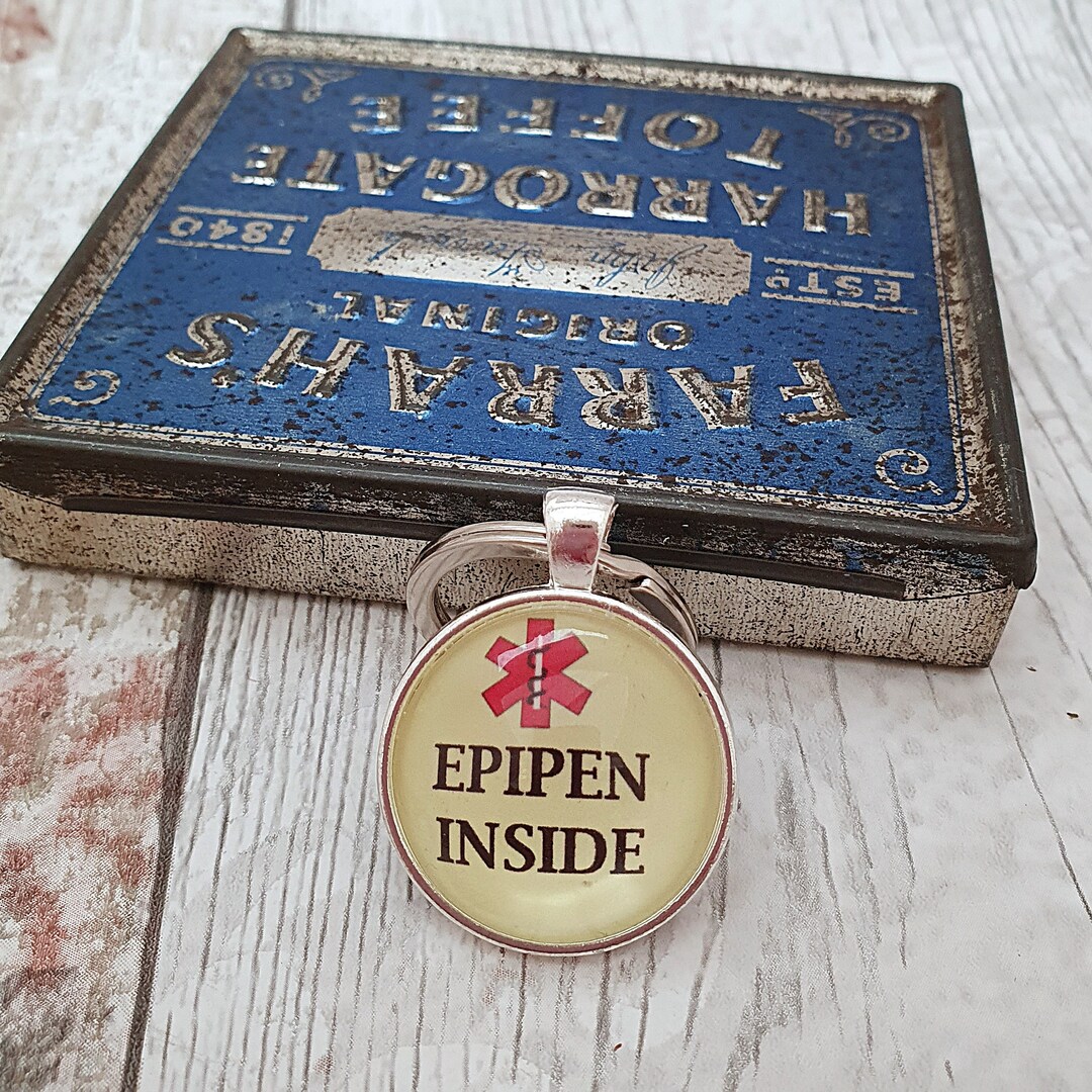Epipen Inside Keyring, Anaphylaxis, MCAS, Multiple Allergies, Jext Pen ...