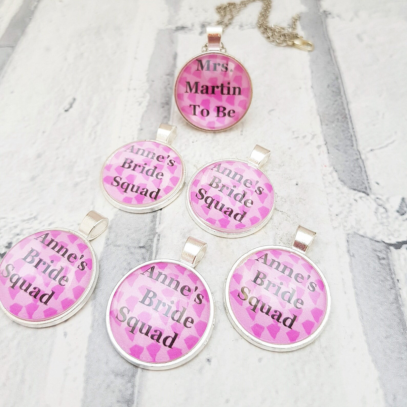 Custom Hen Night Lanyards Bride to Be Pendant Bride Squad - Etsy