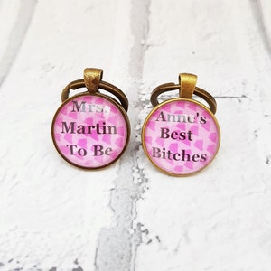 Custom Hen Party Favours, Hen Party Gift, Bride to Be Keychain, Keyring ...