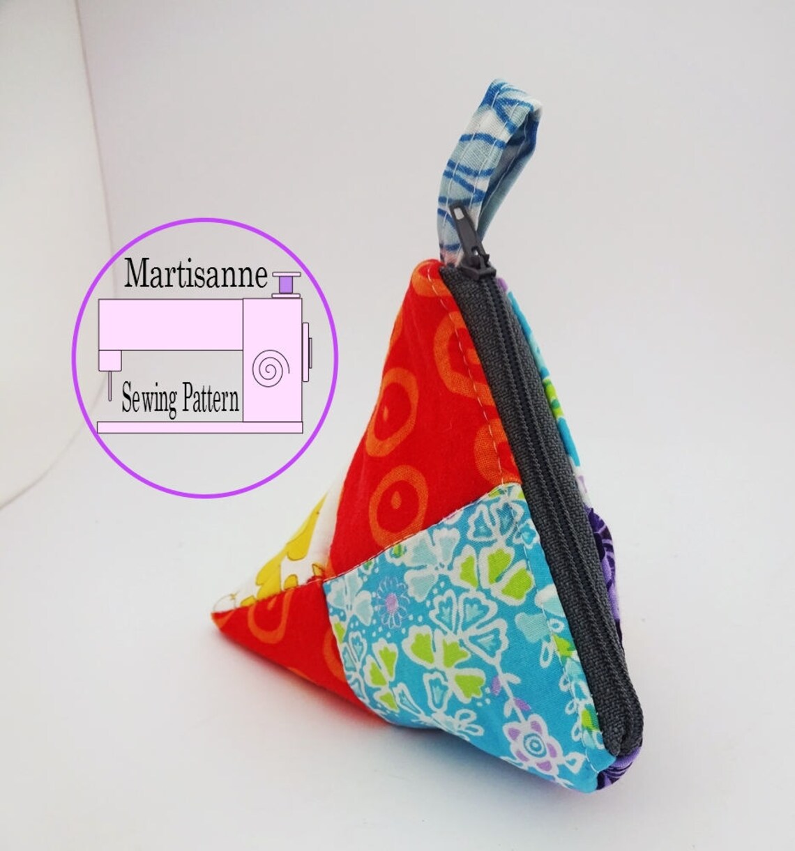 Pyramid Pouch Coin Purse PDF Sewing Pattern Sewing Tutorial - Etsy