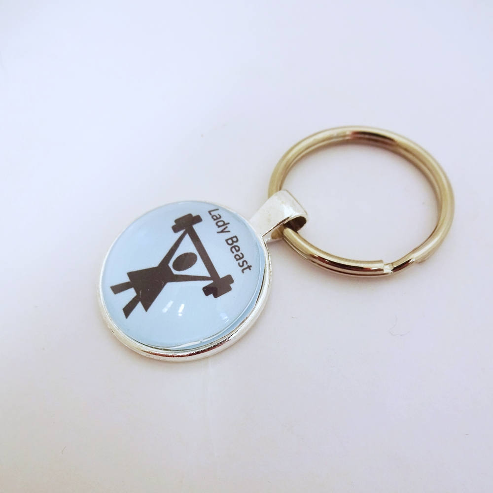 Lady Beast Key Ring Crossfit Key Fob Girls Who Lift - Etsy