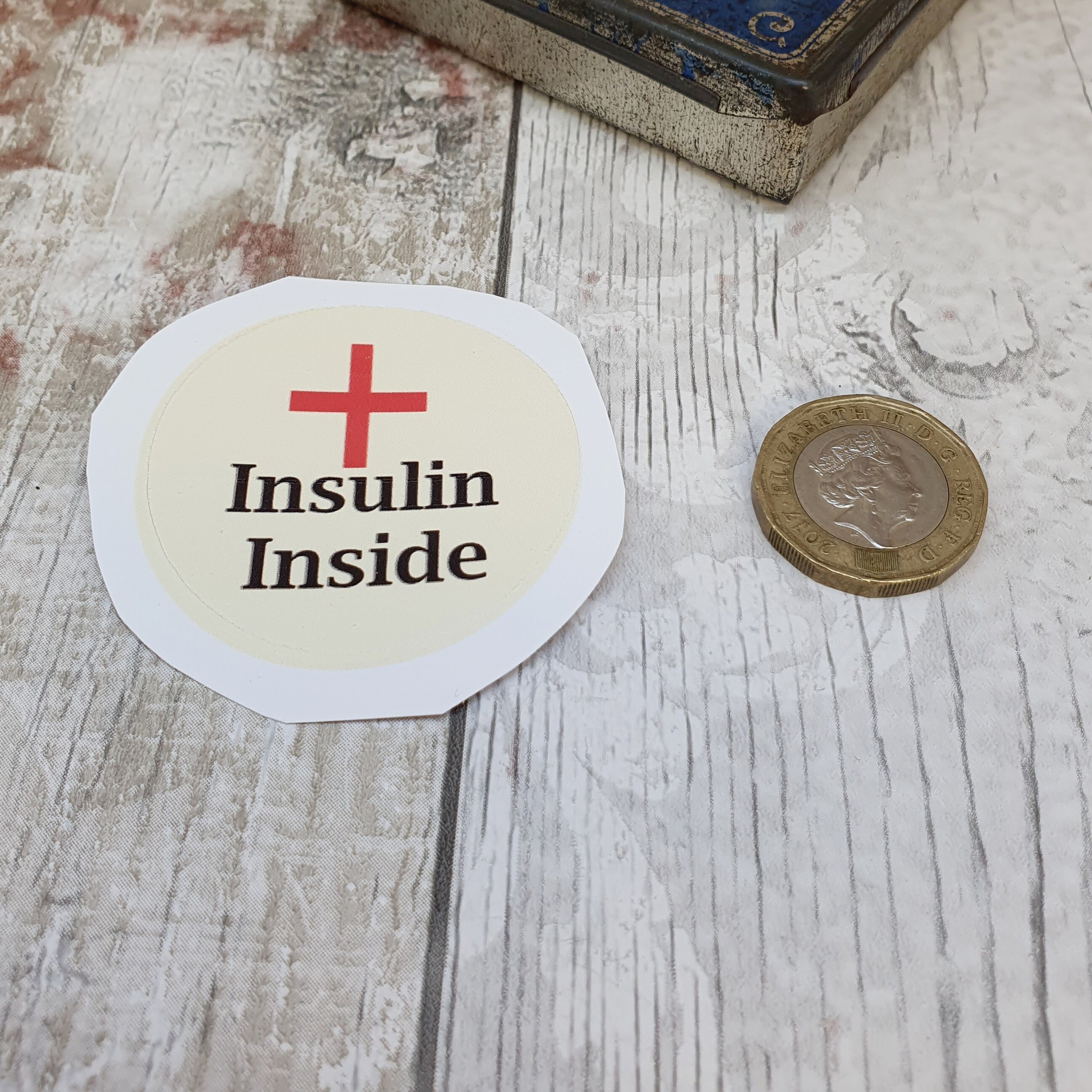 Insulin Inside Sticker Vinyl Sticker Medical Alert - Etsy
