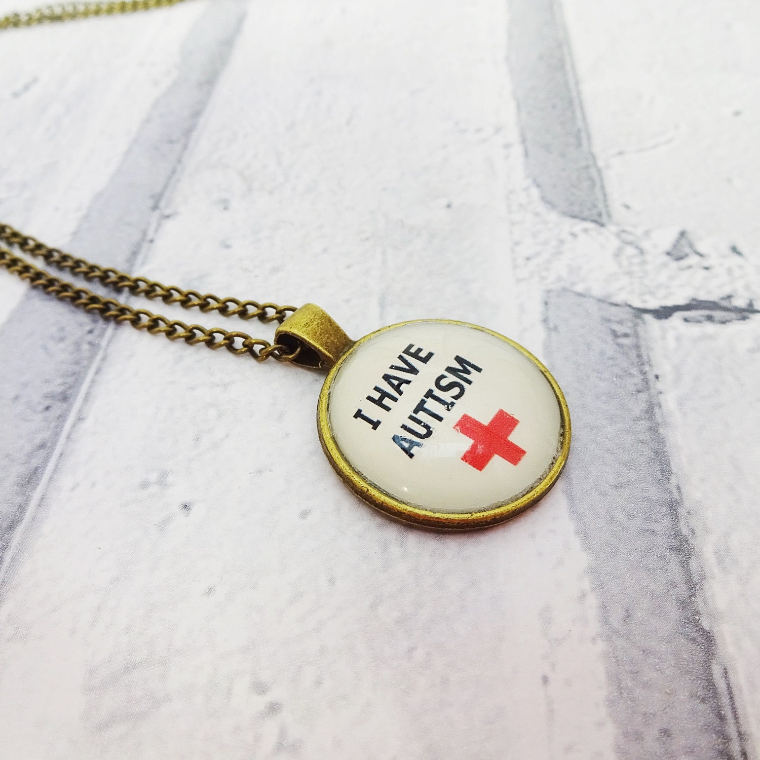 I have Autism necklace autism jewelry autism awareness | Etsy