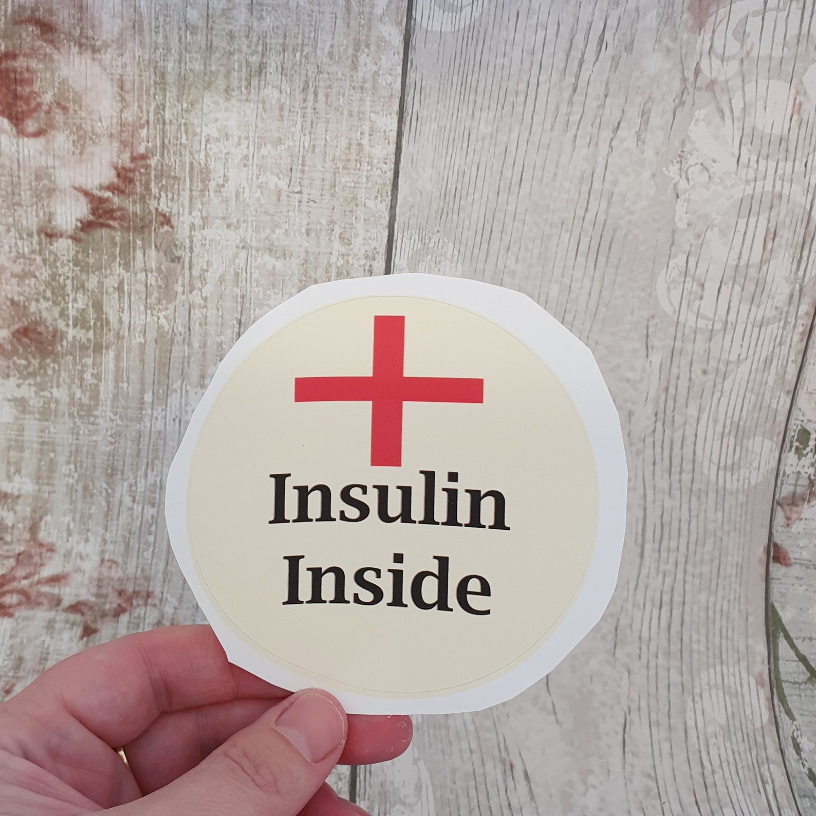Insulin Inside Sticker, Vinyl Sticker, Medical Alert, Diabetes ...