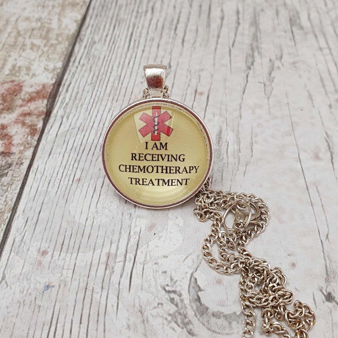 Chemotherapy Medical Necklace, Chemo Warrior, Cancer Patient, Breast ...