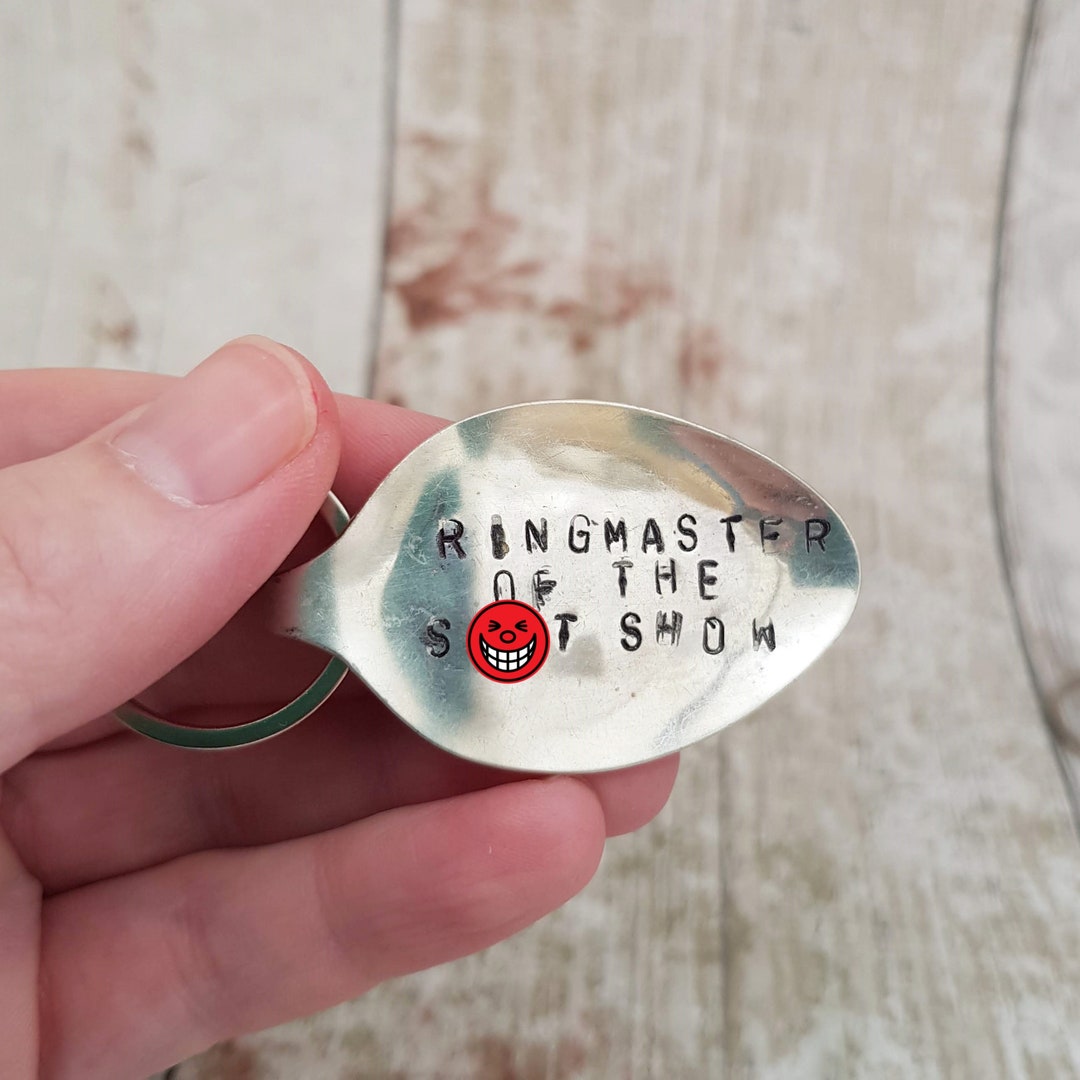 Ringmaster of the Shit Show Keyring, Mature Keychain, Sassy Key Fob ...