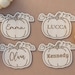 Pumpkin Name Place Cards,pumpkin Laser Cut Names,thanksgiving Wooden ...