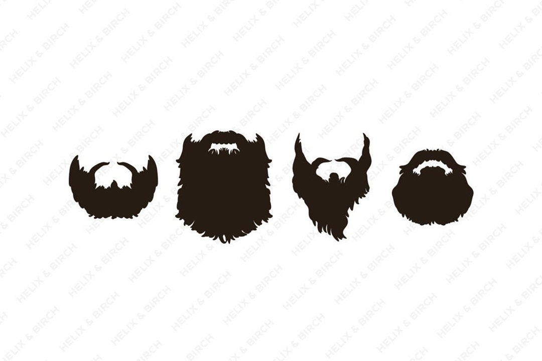 DIY Beard Set Set of 4 Detail Cut Shaggy Beard Set Great - Etsy