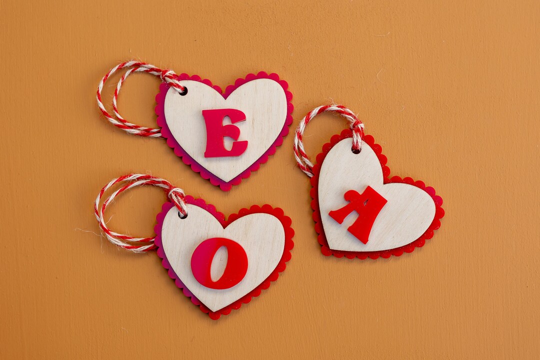 Valentine Name Tags, Personalized Valentine Basket Name Tags,valentine ...