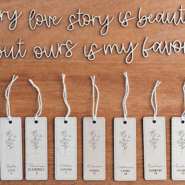 Wooden Name Seating Chart - Etsy