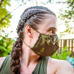 Multicam or OCP 2 Layer Face Mask or Mask Cover - Other Military Prints ...