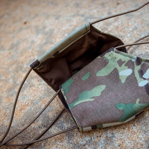 Multicam or OCP 2 Layer Face Mask or Mask Cover - Other Military Prints ...