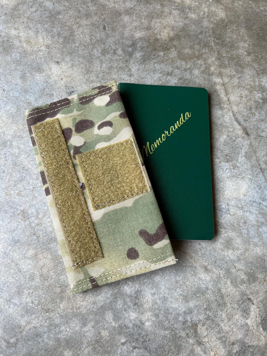 Green Military Memorandum Book Cover / Cordura Cover in Multicam, OCP ...