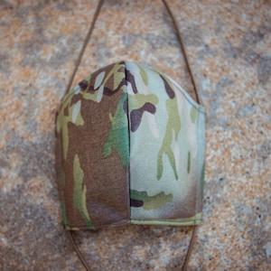 Multicam or OCP 2 Layer Face Mask or Mask Cover - Other Military Prints ...