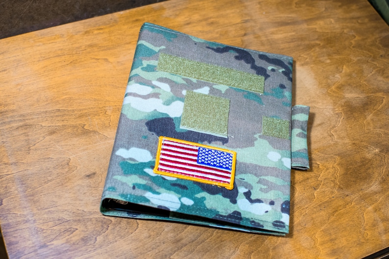 Cordura Cover and 3 Ring Mini Binder (fits 5.5" X 8.5" Paper) - W/ Name ...