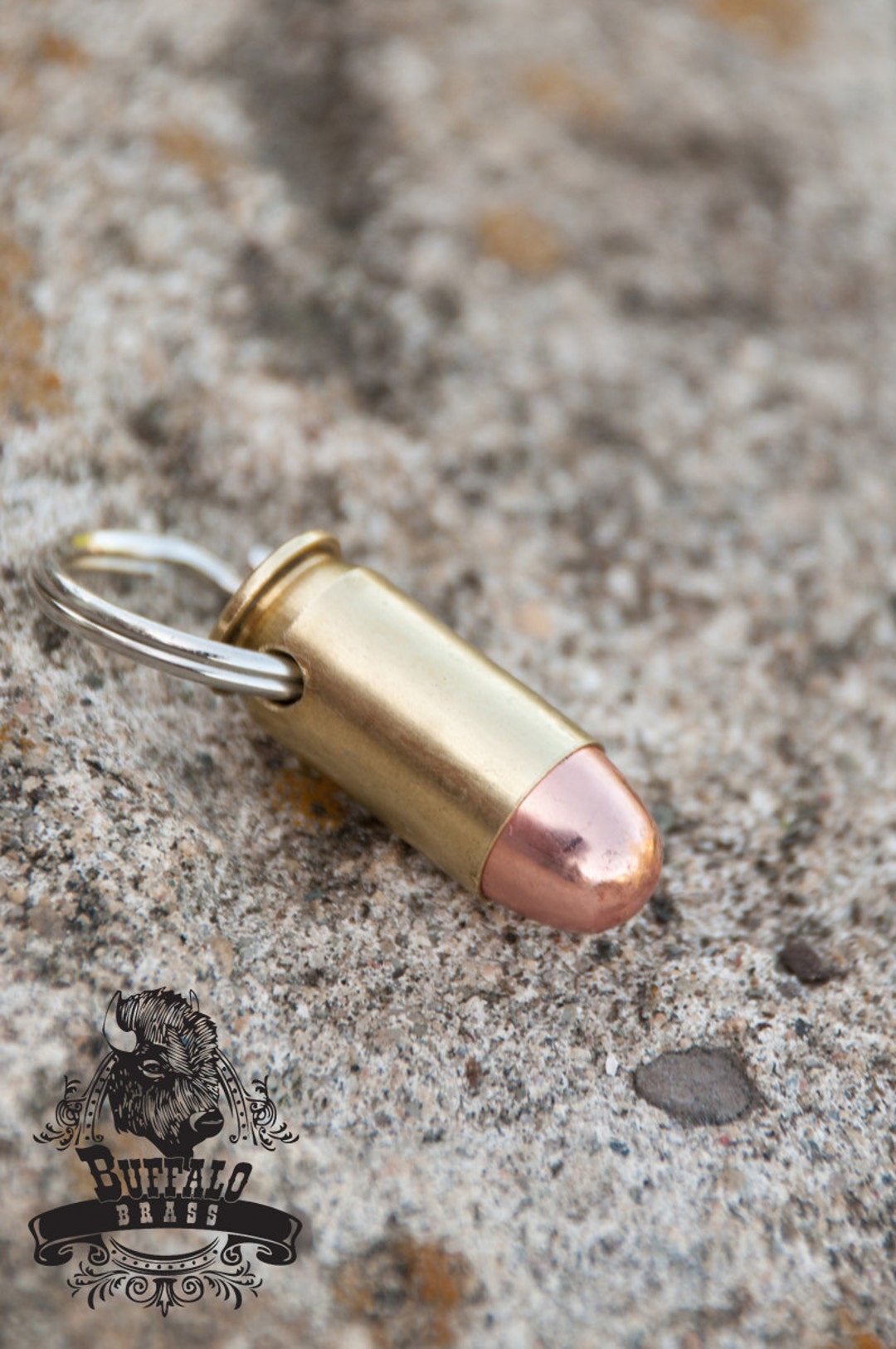 45 ACP Full Metal Jacket Bullet Key Chain (through the Brass) (1) - Etsy