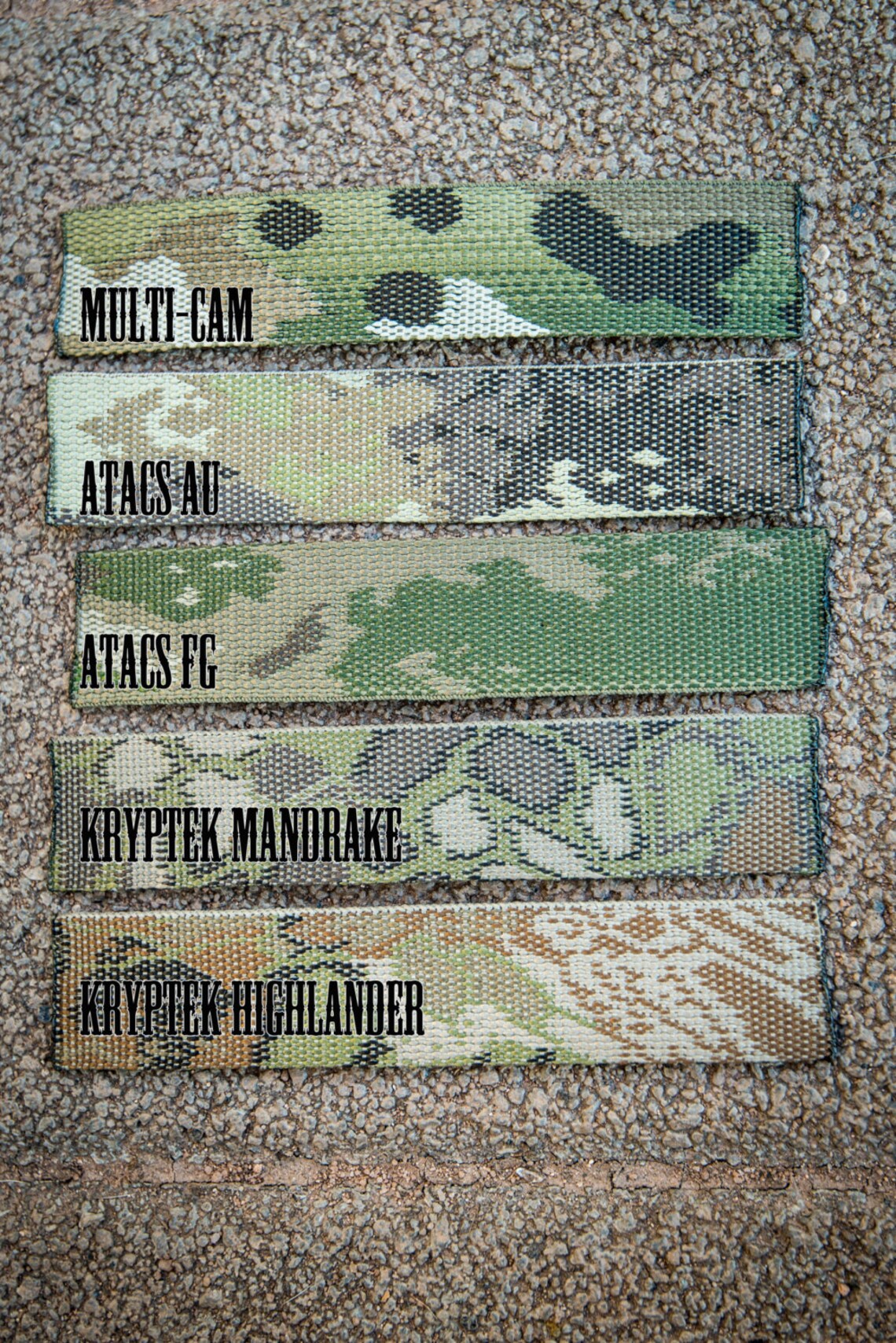 Multi Cam / Atacs-au / Atacs-fg and Tan 1 Webbing | Etsy