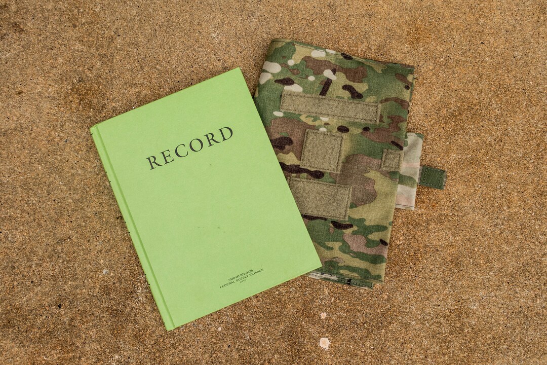 Military Cover for the Large Green Record Book - Etsy