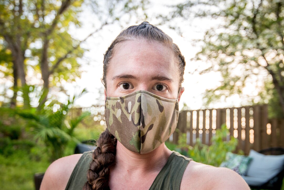 Multicam or OCP 2 Layer Face Mask or Mask Cover - Other Military Prints ...