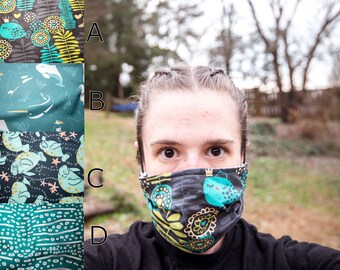 Narwhal Face Mask - Etsy