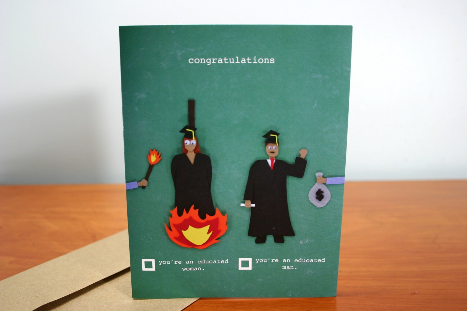 She's a Witch / He's Rich - Graduation Card - Etsy