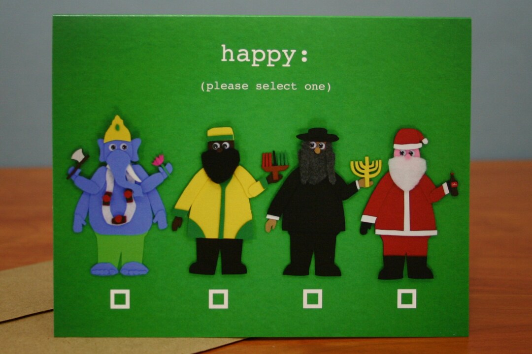 Choice is Good - Funny Holiday Card - Etsy