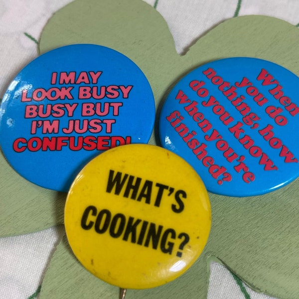 Funny Buttons - Etsy