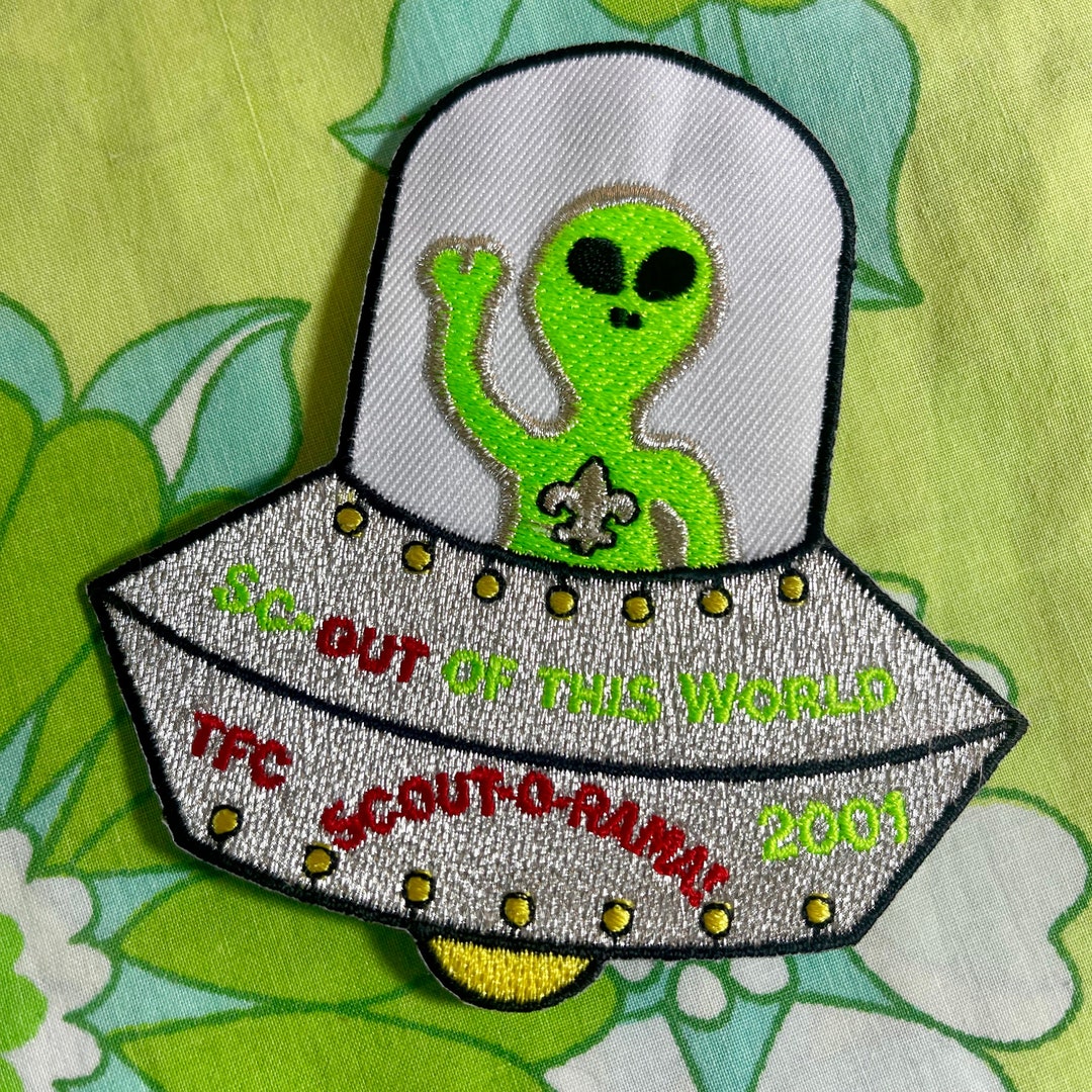 2001 Scout-o-rama Alien Patch Out of This World 2A - Etsy