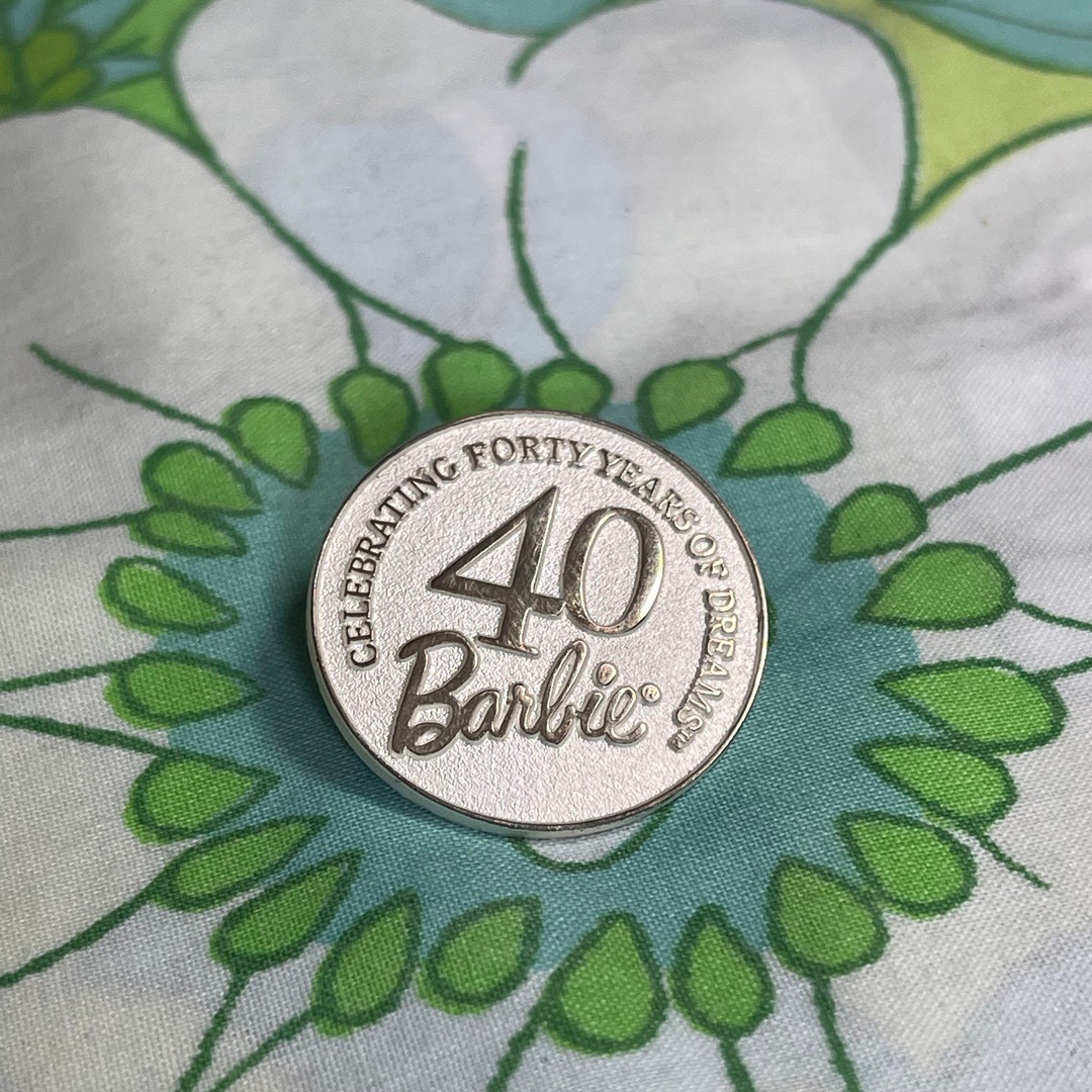 VINTAGE 1999 Barbie 40th Anniversary Lapel Pin Celebrating - Etsy