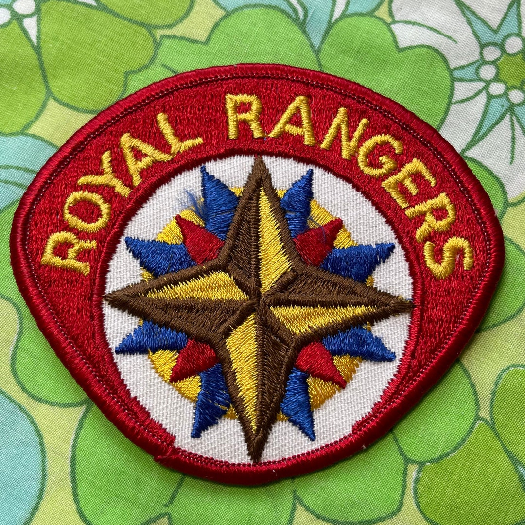 VINTAGE Embroidered Royal Rangers Large Patch G - Etsy